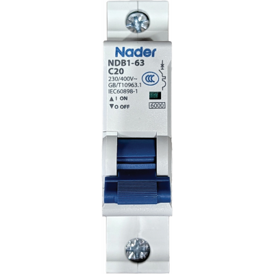 Nader NDB1 circuit breaker 20A-63 1 Pole