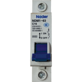 Nader NDB1 circuit breaker 16A-63 1 Pole
